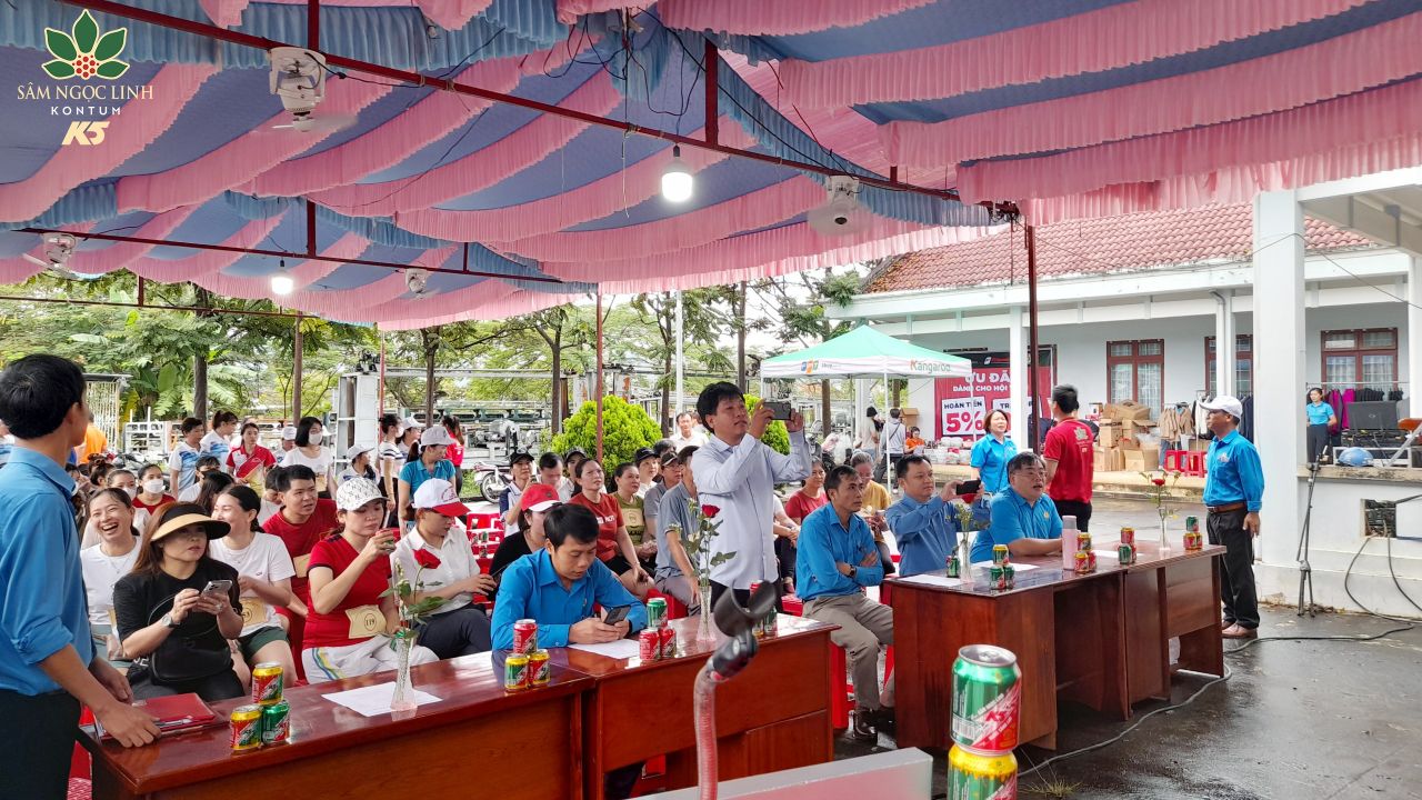 Sâm Ngọc Linh K5 đồng hành cùng Giải đi bộ tỉnh Kon Tum